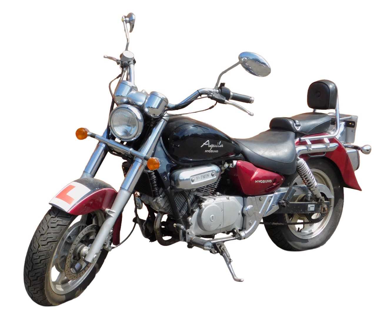 Lot 2 - A 2002 Hyosung Aquila V-Twin 125cc motorcycle,