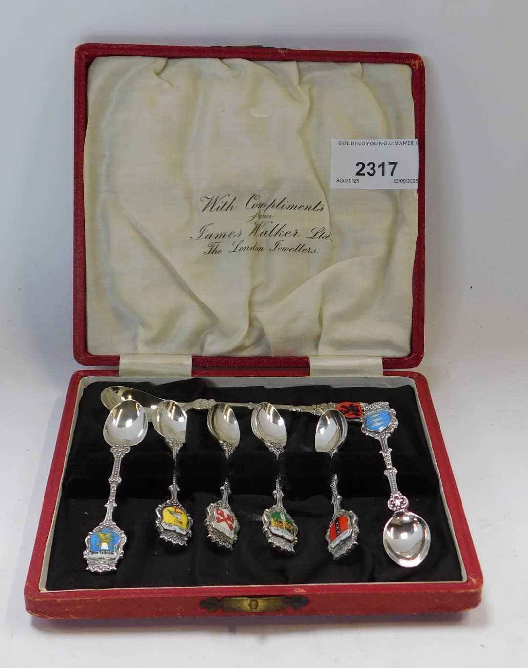 Lot 2317 - Commemorative spoons. (1 box)