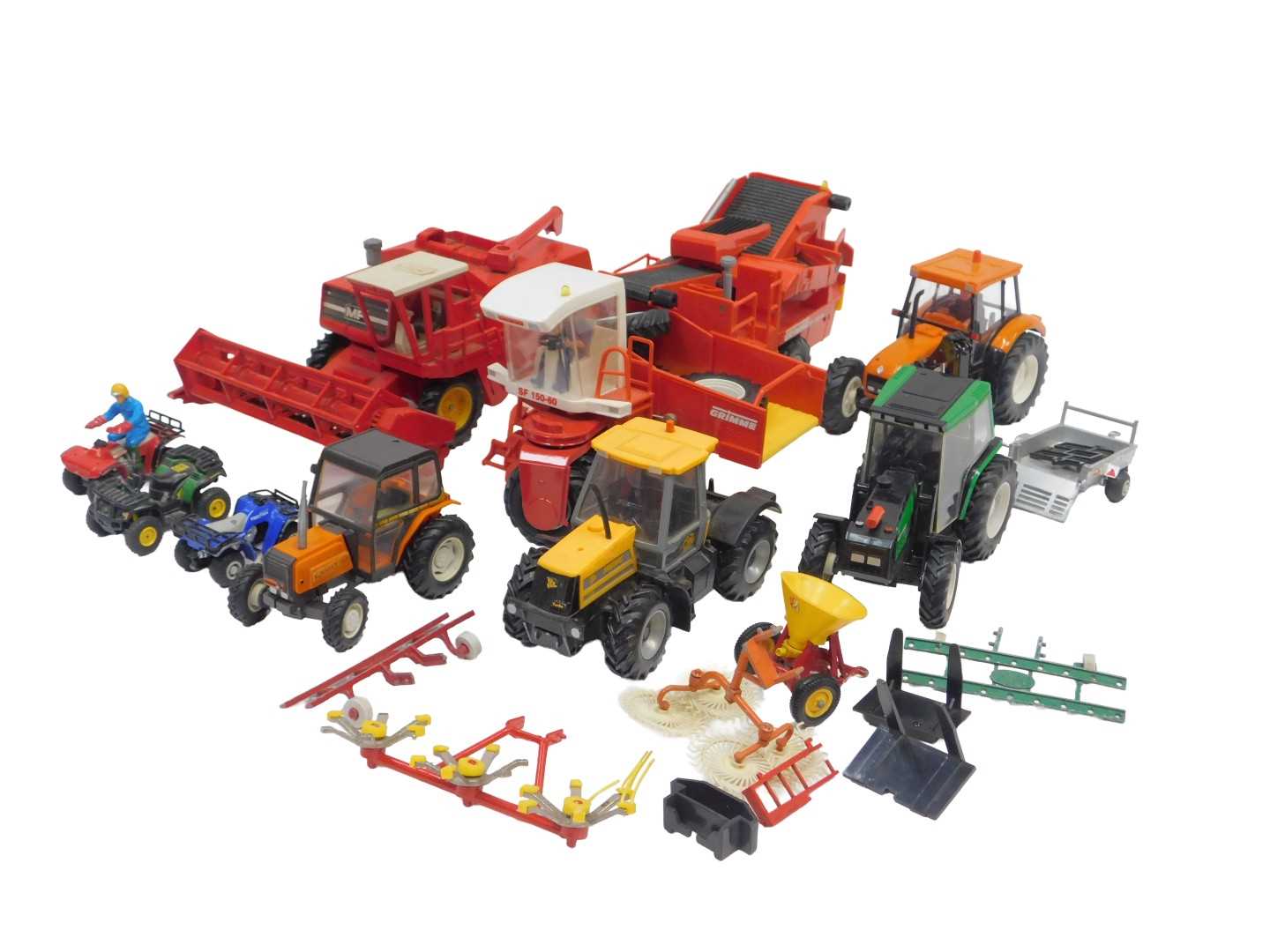 Lot 661 - Britains unboxed diecast farm machinery and