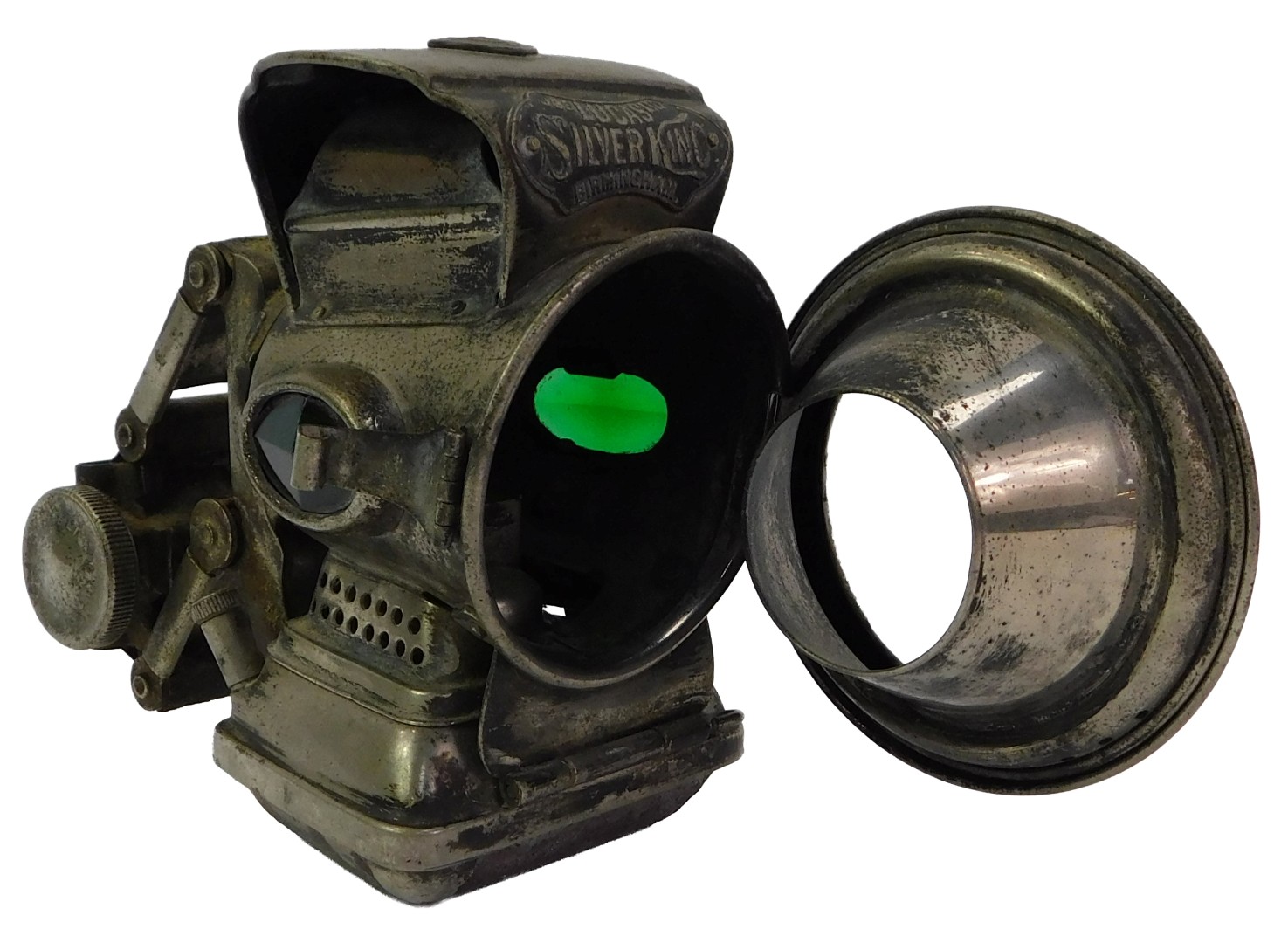 Lot 120 - A Jos Lucas Ltd Silver King chromed bicycle