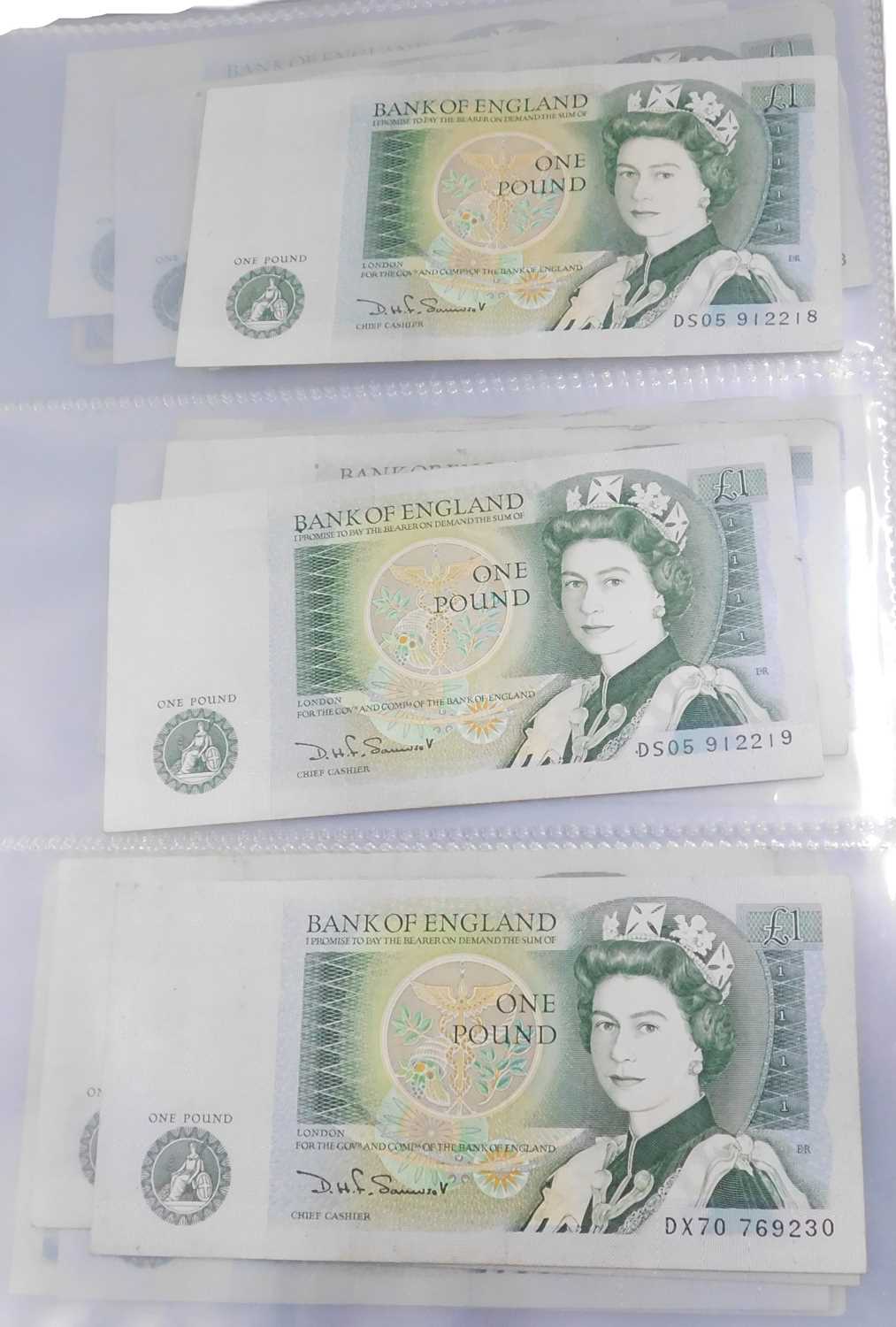 Lot 642 - A collection of UK and other banknotes,